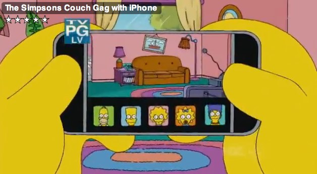 L'iPhone compare nella sigla dei Simpson!