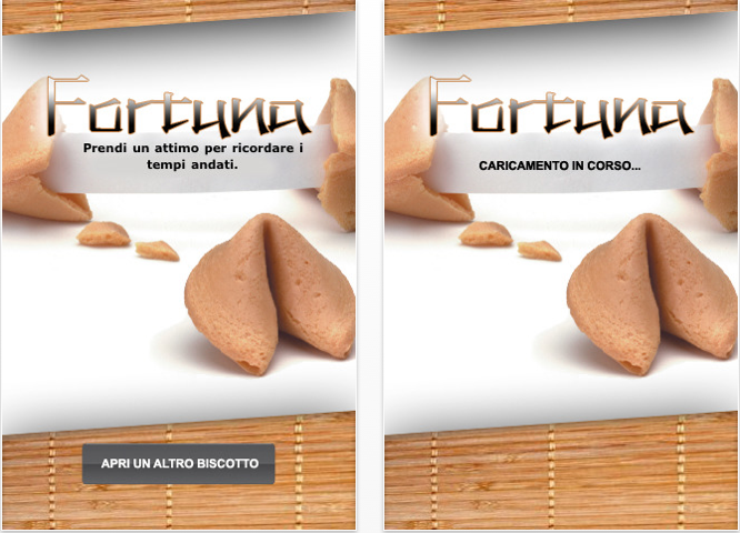 Fortuna: i biscotti della fortuna su iPhone