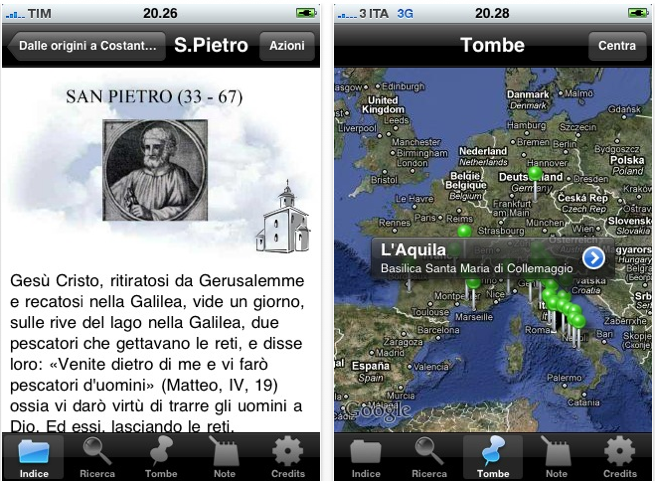 iPapi: la storia dei Pontefici da S. Pietro a Benedetto XVI