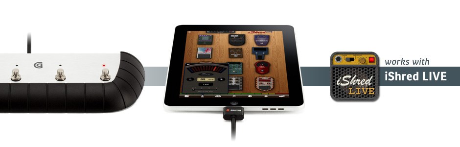 StompBox, controller a pedale per iPhone