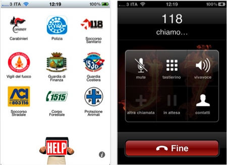 SOS-Aiuto: l'app con tutti i numeri di emergenza