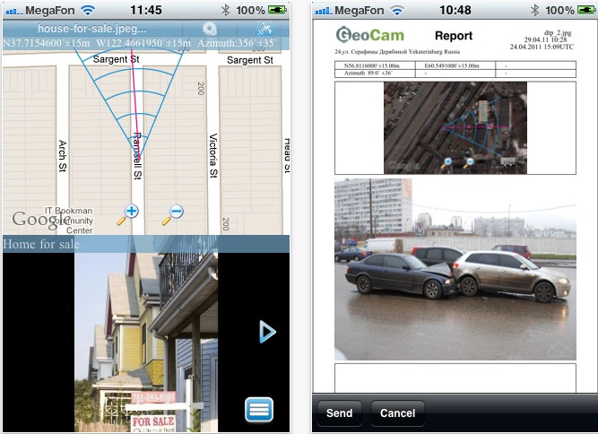 GeoCam Free, un'ottima applicazione per aggiungere coordinate ...