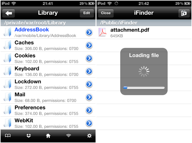 iFinder, una nuova applicazione simil-iFile per la gestione dei files ...