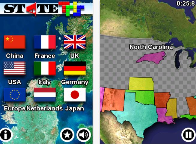 Statetris: tetris e geografia insieme