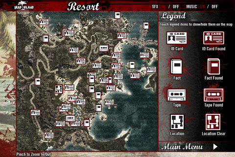 Official Dead Island Map App: le mappe di Dead Island sul tuo iPhone