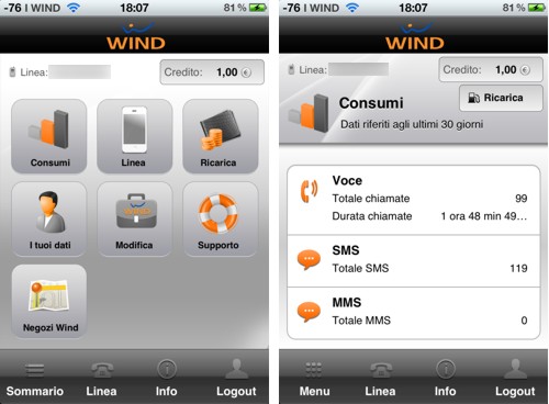 MyWind: l'app ufficiale Wind disponibile su App Store - la recensione ...