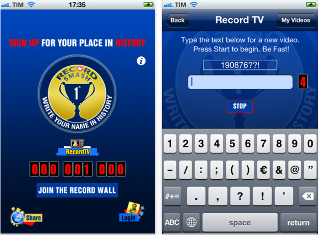 Record Smash: l'app da Guiness World Record su App Store