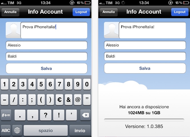 iPhoneItalia prova in anteprima Tim Cloud, l'applicazione ufficiale del ...