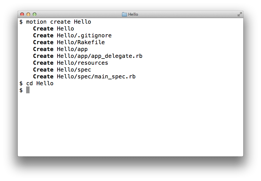 RubyMotion, per sviluppare app iOS in Ruby