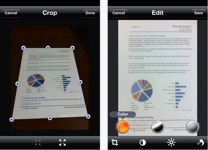 Abby rilascia una nuova versione di FineScanner per iPhone