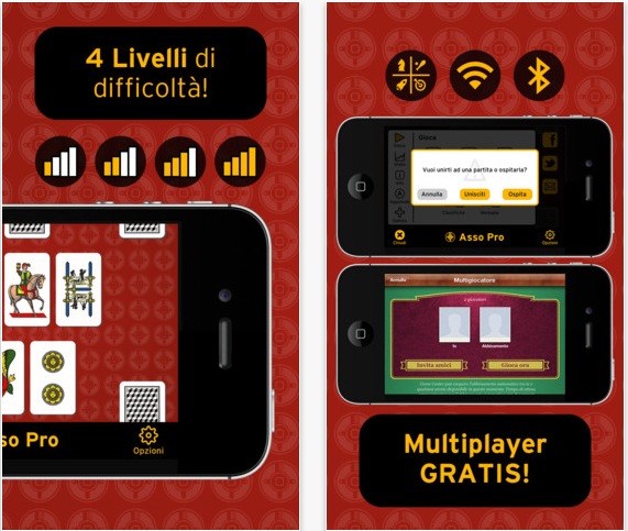 Appsmob lancia “Asso Piglia Tutto Pro” e i nuovi aggiornamenti de La Scopa Pro e de La Briscola Pro