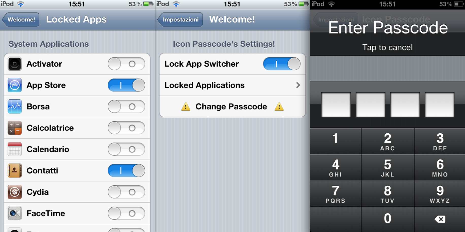 Icon Passcode, un nuovo tweak per bloccare l'accesso alle app con una ...