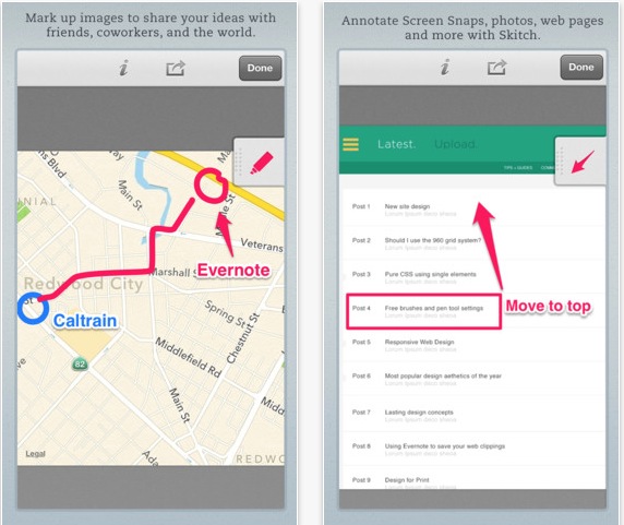 Skitch 2.6 disponibile su App Store