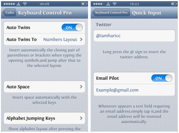 Keyboard Control Pro, un nuovo tweak che migliora la tastiera di iOS ...