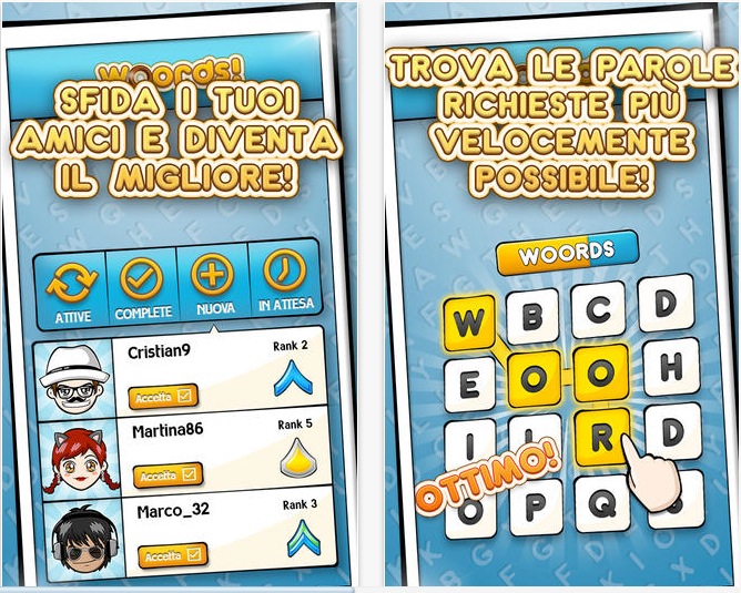 Primo update per Woords, il gioco di parole tutto italiano