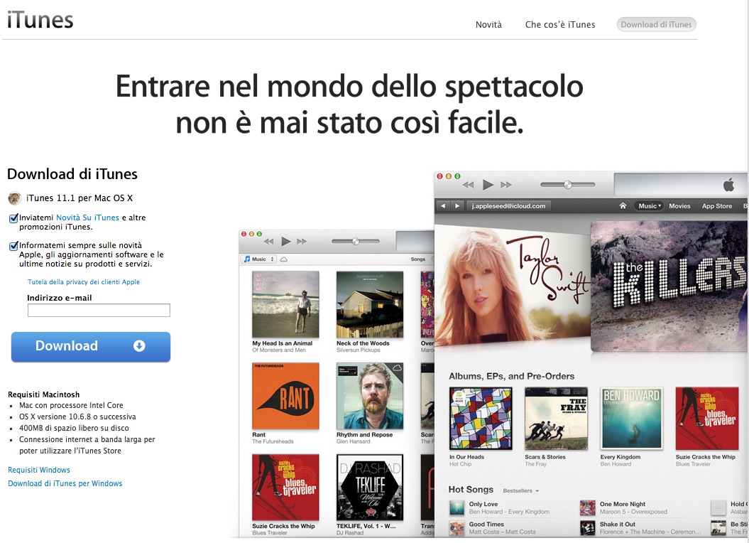 Disponibile iTunes 11.1, la versione compatibile con iOS 7