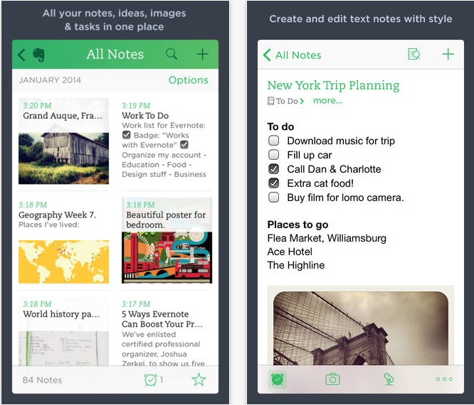 Nuovo update per Evernote - iPhone Italia