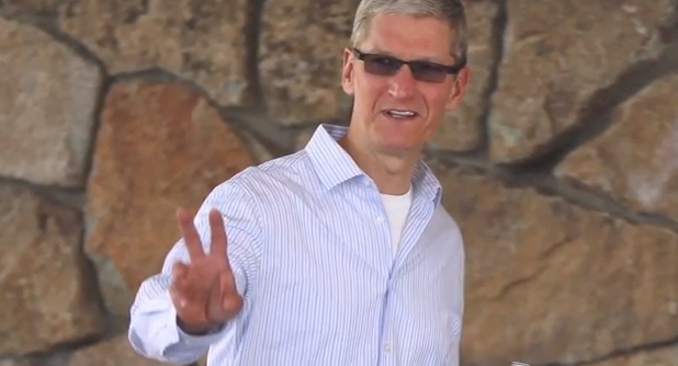 Il ritratto di Tim Cook in un video della Auburn University