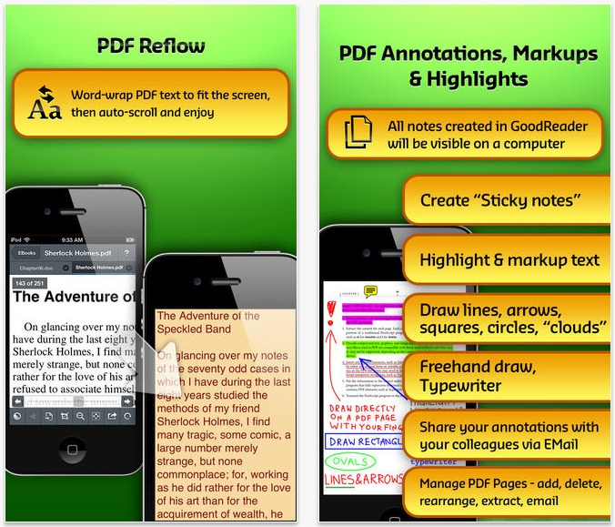 GoodReader 4, la nuova versione della famosa app per leggere PDF
