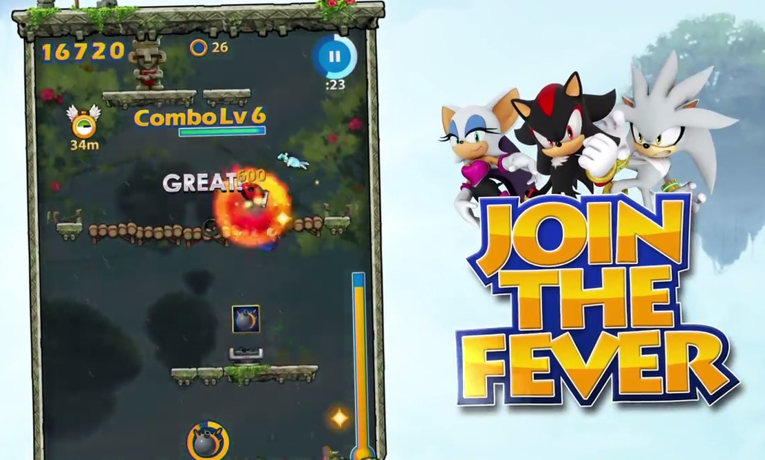SEGA annuncia "Sonic Jump Fever", in arrivo su iOS in estate