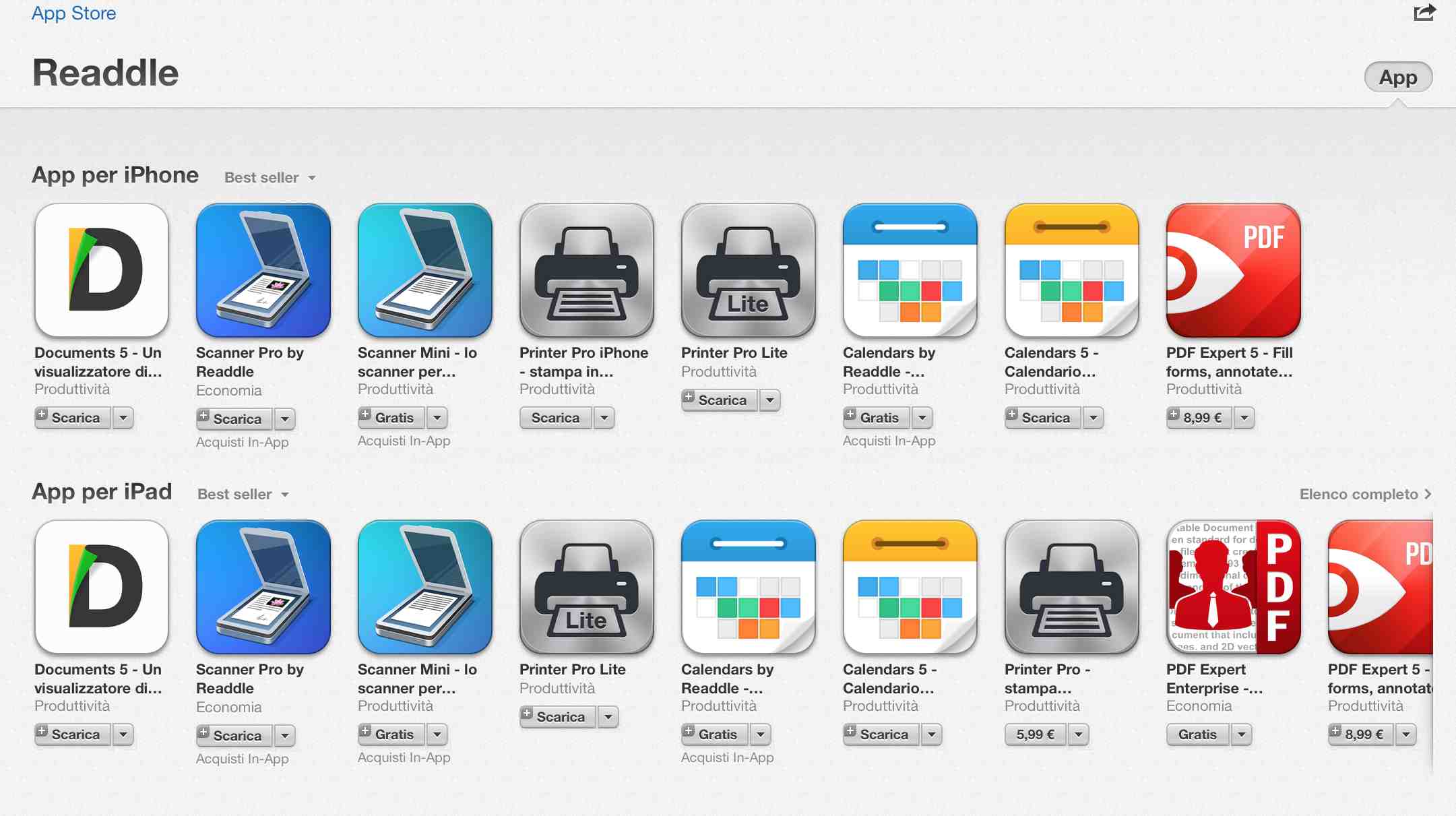 Readdle sconta tutte le sue app al 70%