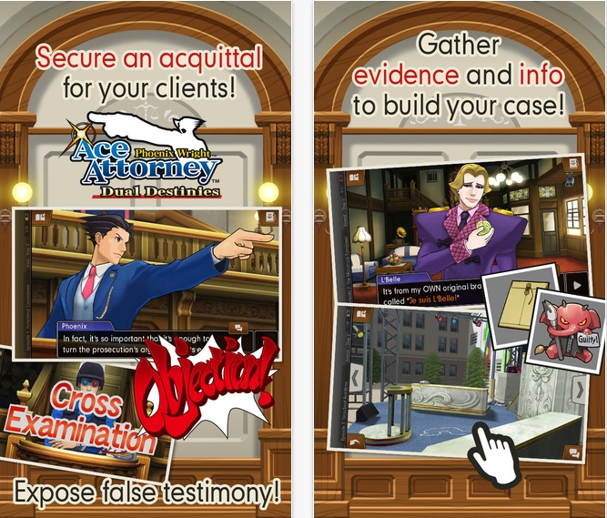 "Phoenix Wright: Ace Attorney – Dual Destinies": la nuova app proposta da CAPCOM