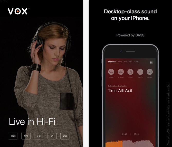 VOX Player: una nuova app in sostituzione a "Musica"