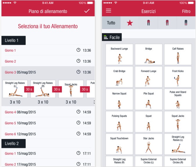 Runtastic Leg Trainer, l'app per allenare le gambe