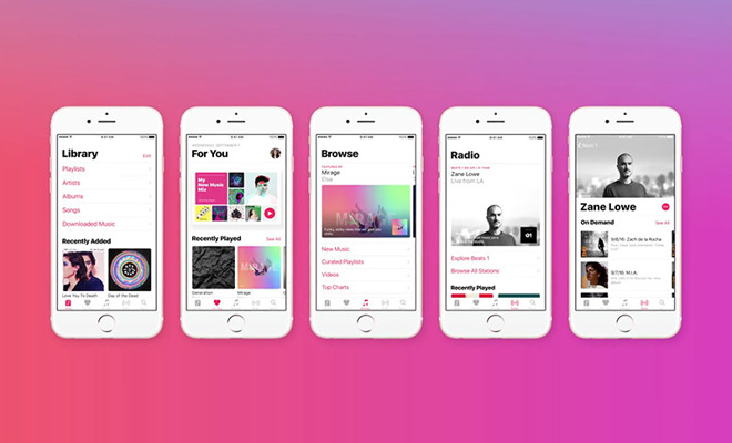 Apple mostra tutte le novità di Apple Music in iOS 10
