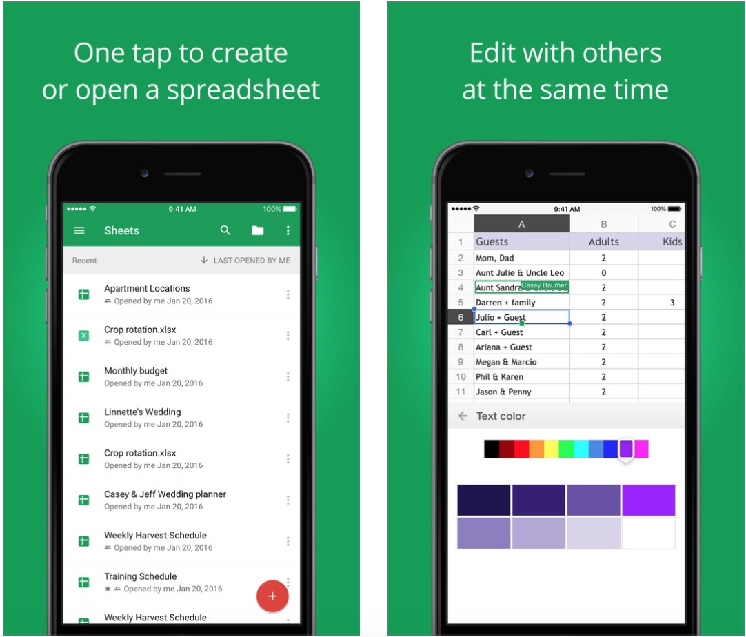 Google aggiorna Documenti, Fogli e Presentazioni