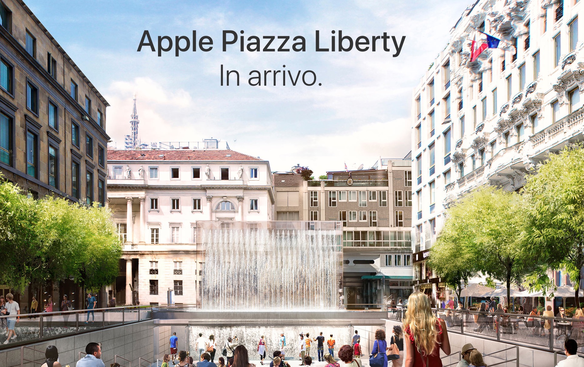 Apple ufficializza il nuovo store Piazza Liberty di Milano - iPhone Italia
