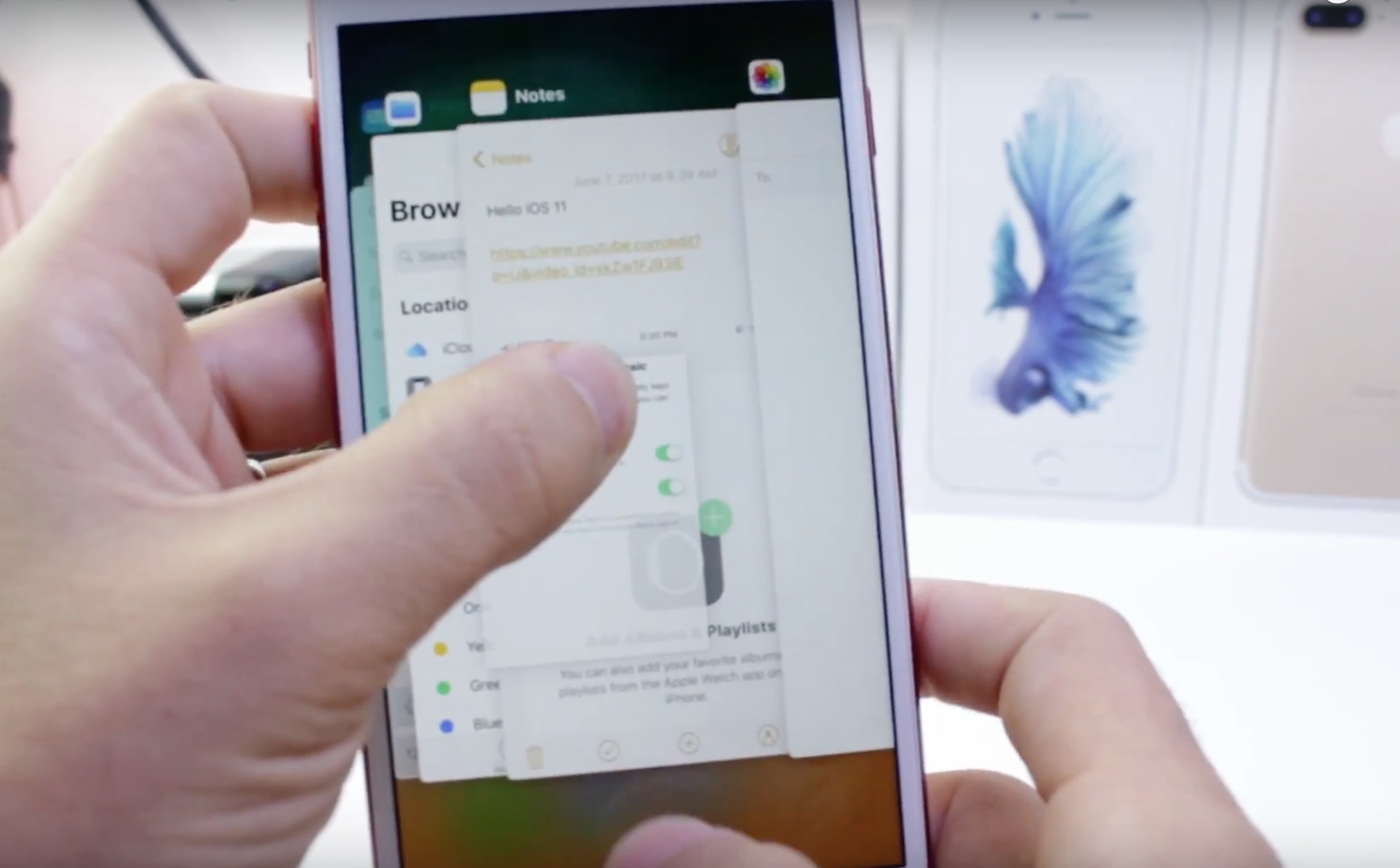 Anche su iOS 11 per iPhone c'è una sorta di drag and drop!
