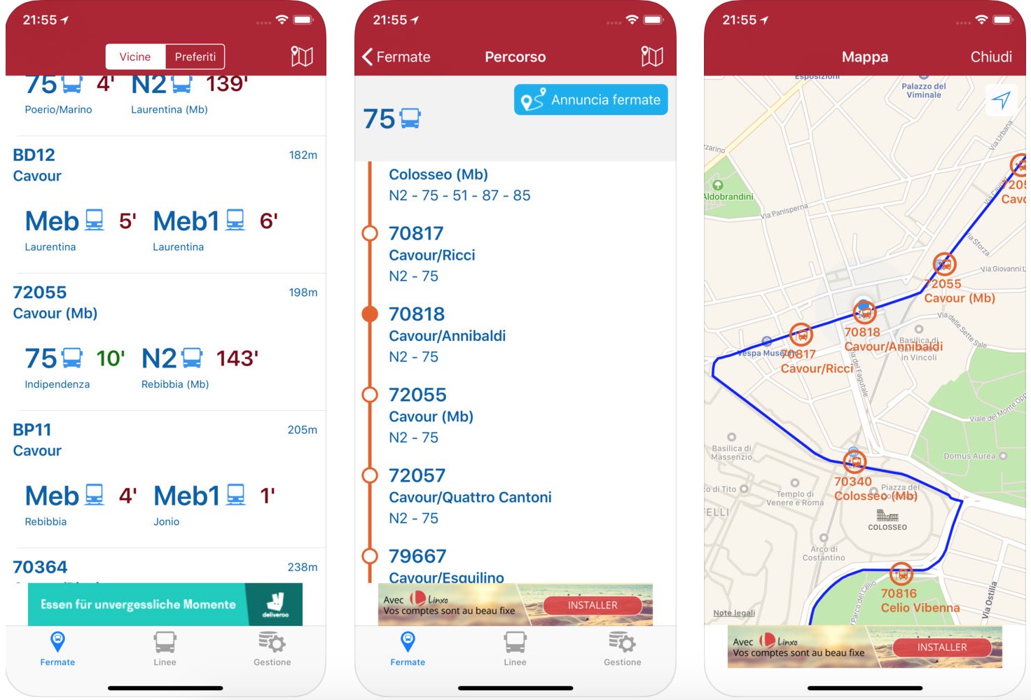 Bus Roma, tutte le informazioni in un'app - iPhone Italia