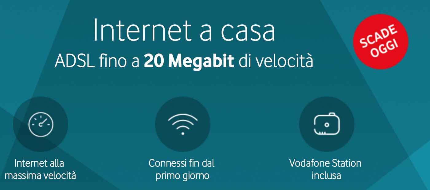 Vodafone ADSL in offerta da 19,90€ al mese - iPhone Italia