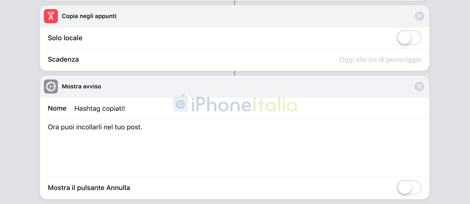 Shortcuts #4: creare una lista di hashtag in maniera rapida - iPhone Italia