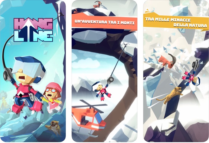 Hang Line: The Adventure - corda, rampino e scala la vetta - iPhone Italia