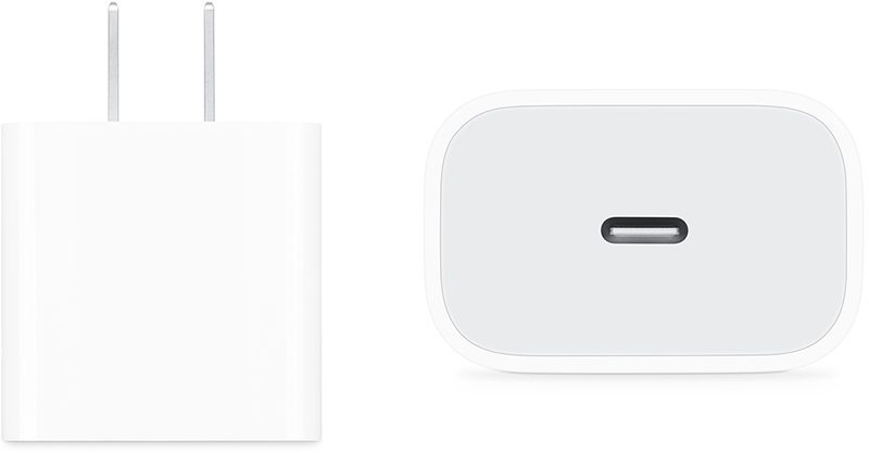 iPhone 2019 con alimentatore 18W e cavo da Lightning a USB-C nella ...