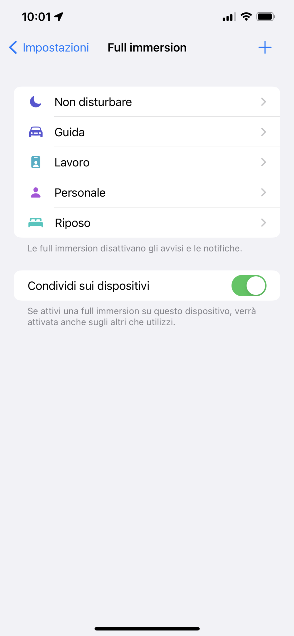 Full Immersion: come usare la modalità "focus" su iOS 15 - iPhone Italia