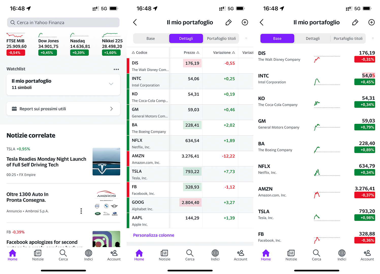 Yahoo Finanza: l'app per seguire la borsa su iPhone - iPhone Italia