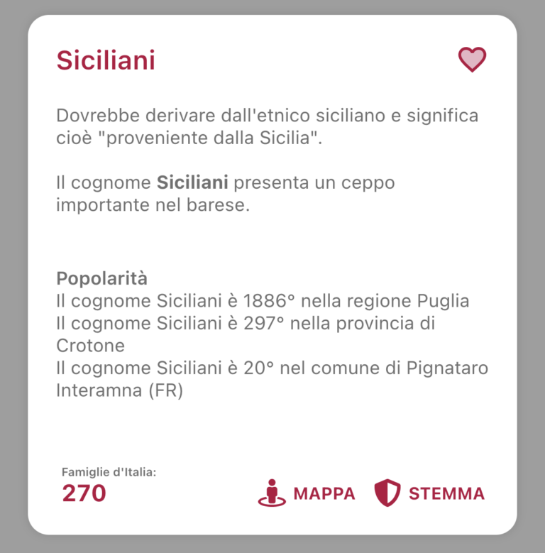 Cognomi d'Italia: nessun segreto con Cognomix! - iPhone Italia