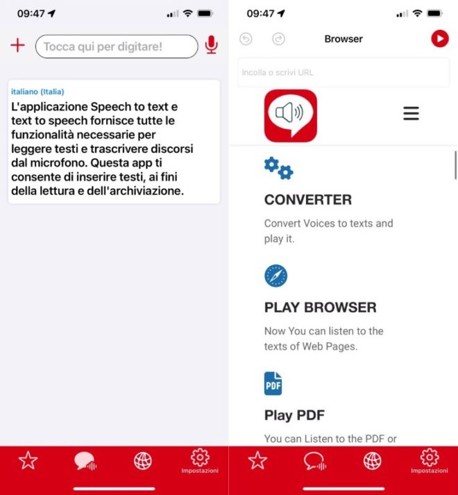 "Sintesi Vocale, Discorso Testo": da voce a testo e viceversa - iPhone ...