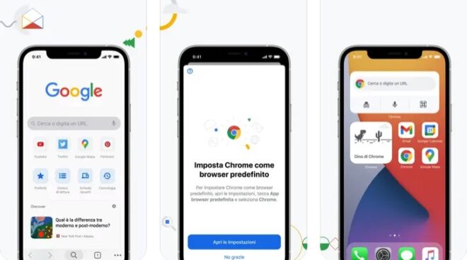 Google Chrome per iOS consente di aggiungere app Web alla schermata Home