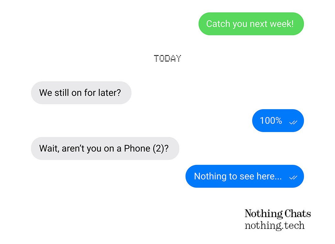 Nothing Chats porta il supporto ad iMessage su Android