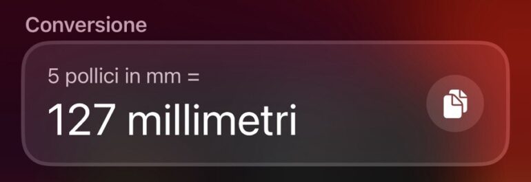Convertitore unità di misura iPhone: pollici, mm e altro - iPhone Italia