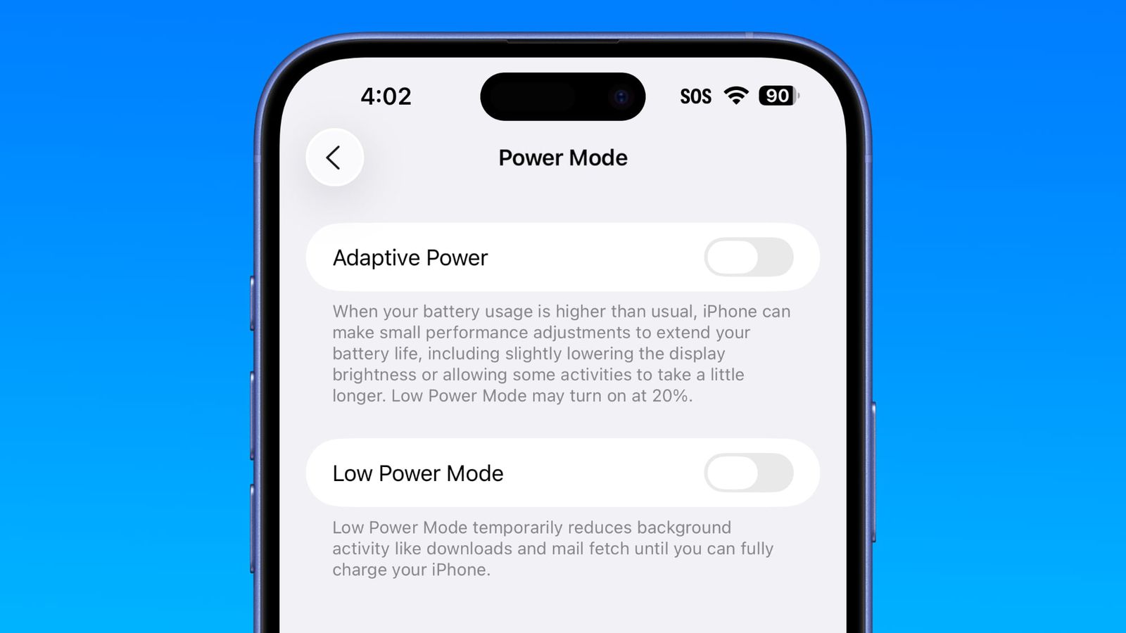 iOS 26 introduce l’Adaptive Power Mode, ma sarà disponibile solo su alcuni iPhone
